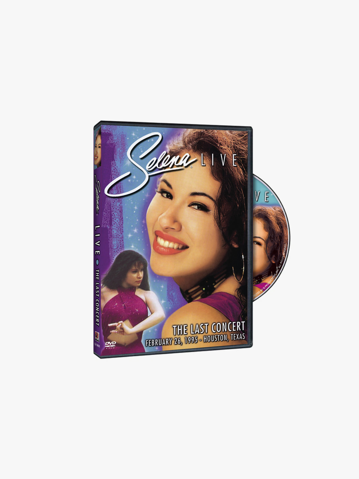 Selena Live : The Last Concert DVD – SELENA OFFICIAL